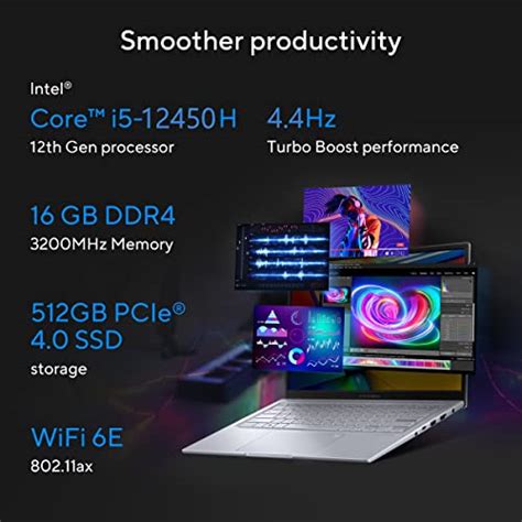 Asus Creator Series Vivobook X Oled Intel Core I H Th