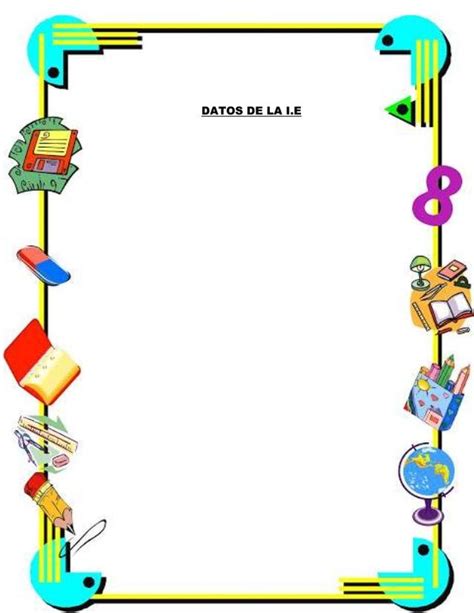 Resultado De Imagen Para Caratula De Carpeta Pedagogica Para Imprimir