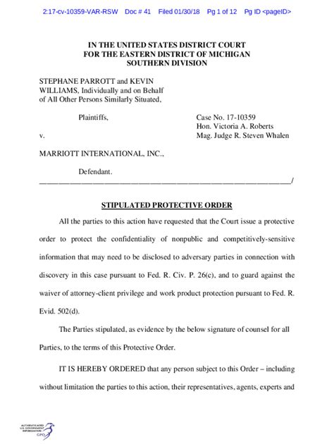 Fillable Online Govinfo Gov Content PkgORDER DENYING DEFENDANTS