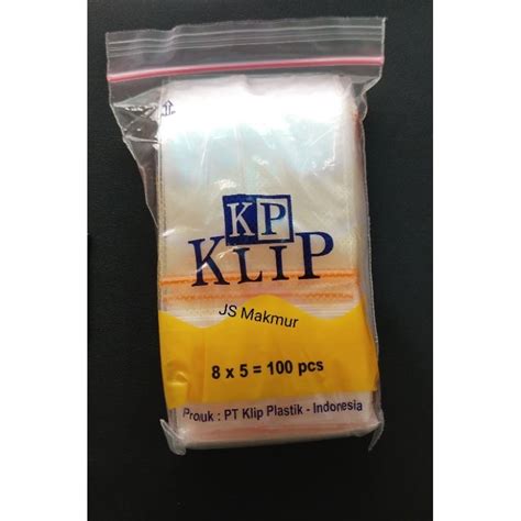 Jual Plastik Klip Kp Ukuran X X Cm Bening Lembar Shopee