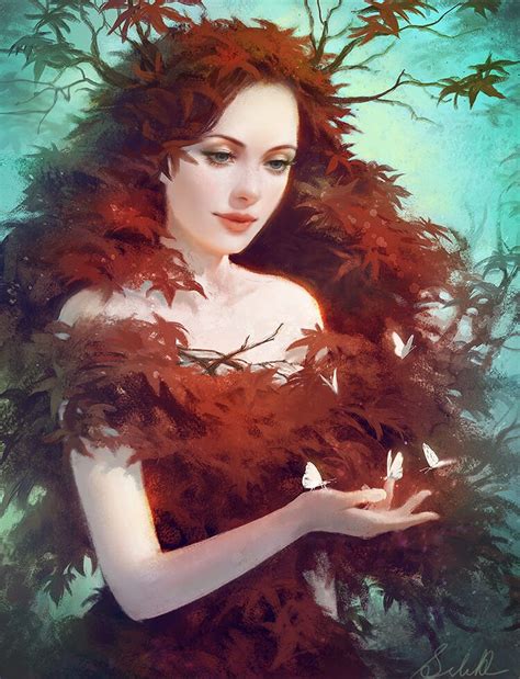 Beautiful Female Digital Portraits By Selenada Digital Portrait Art
