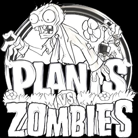 Dibujos Para Colorear Plants Vs Zombies