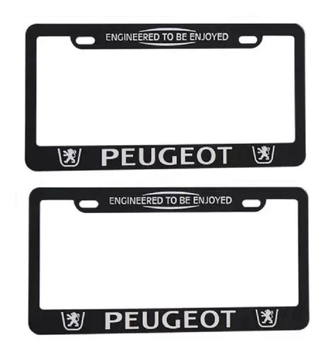 Juego Marcos Portaplacas Porta Placa Peugeot En Venta En Zacatecas