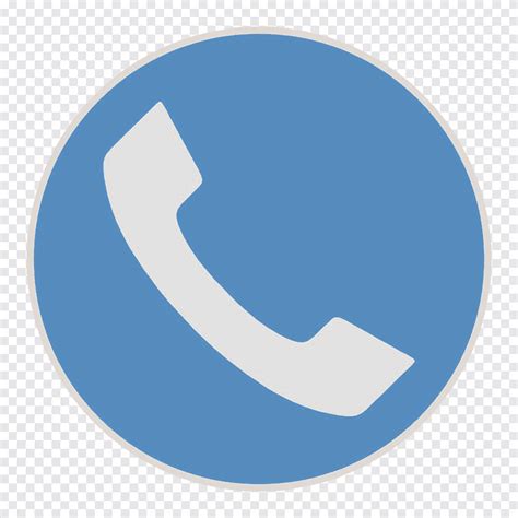 Símbolo del teléfono inferior azul fondo azul símbolo de teléfono png