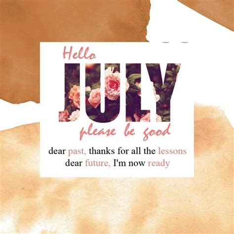 Hello July Quotes