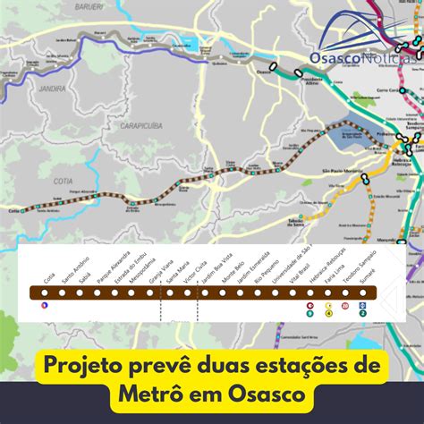 Projeto prevê duas estações de Metrô em Osasco Osasco Notícias