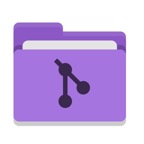 Carpeta Violeta Git Iconos Archivos Y Carpetas
