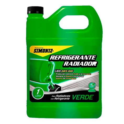 Liquido Refrigerante Verde Lt Simoniz Punto Llantas