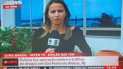 Rede Globo Intertvrj Narayanna Borges Da Inter Tv Participa Ao