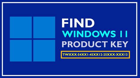WOW Find Windows 11 Product Key YouTube