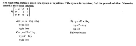 solved determine whether the system is consistent 2 x1