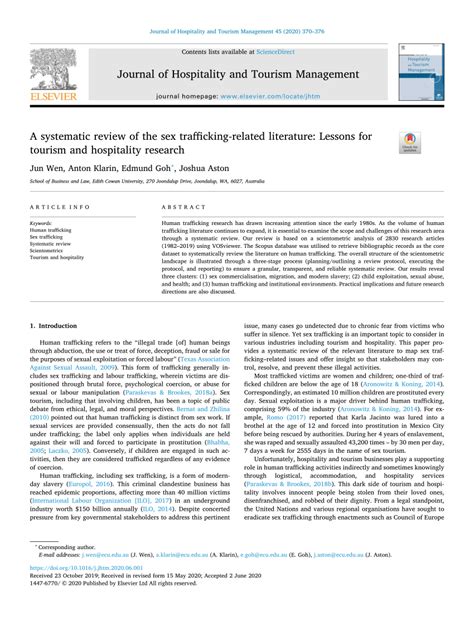 pdf a systematic review of the sex trafficking related literature free download nude photo gallery