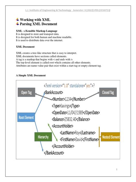 unit 3 parsing xml document pdf xml parsing