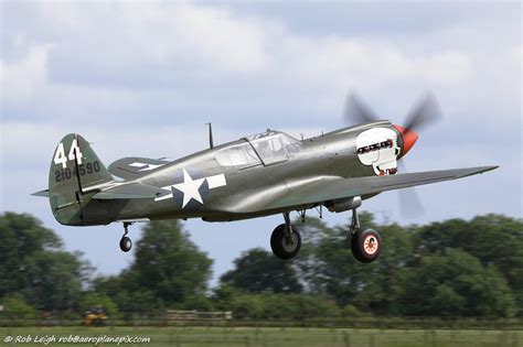 Aircraft Flying American P 40 Warhawk Fighter 720P Flight