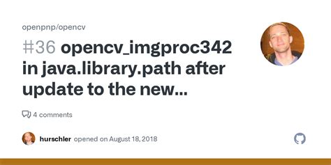 Opencv Imgproc In Java Library Path After Update To The New Version
