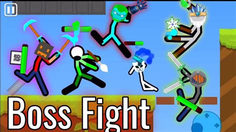 Supreme Duelist Stickman Boss Fight Mode Gameplay Youtube
