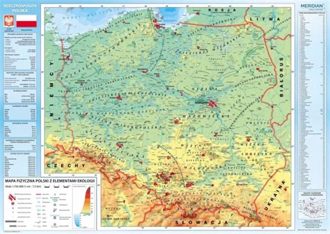 DUO Mapa Administracyjna Polski Polska Fizyczna Pomoce Szkolne