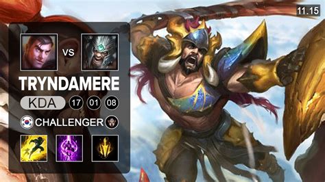 Tryndamere Top Vs Jayce KR Challenger Patch 11 15 YouTube