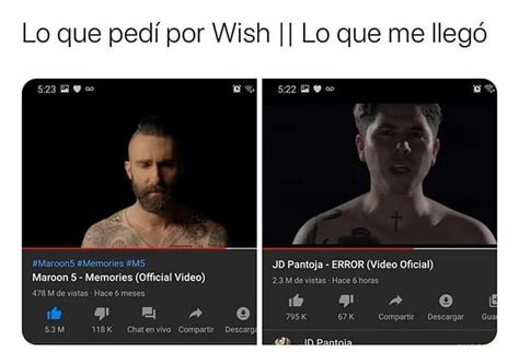 Lo que pedí por Wish Lo que me llegó Memes