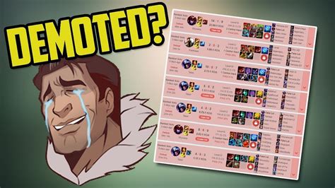 I GOT DEMOTED 7 Game Losing Streak Ranked Journey 16 League
