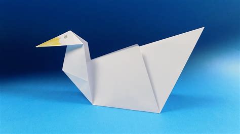 Easy Origami Duck Tutorial YouTube
