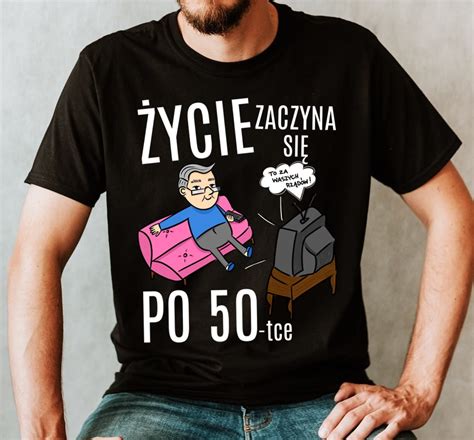 Męska koszulka na 50 urodziny id 136412 TIMEFORF