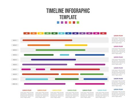 Premium Vector Infographic Template For Business 12 Months Modern
