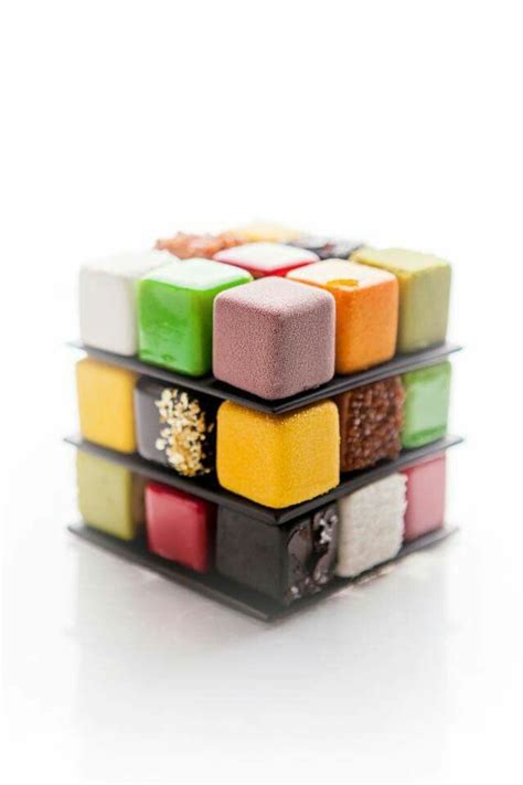 Le Rubik s Cake by Cédric Grolet Cube cake Rubiks cube cake Desserts