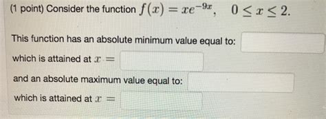 solved 1 point find all critical values for the function
