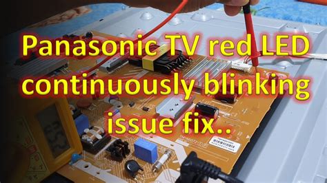How To Fix Panasonic TV No Picture And Red LED Continuously Blinking