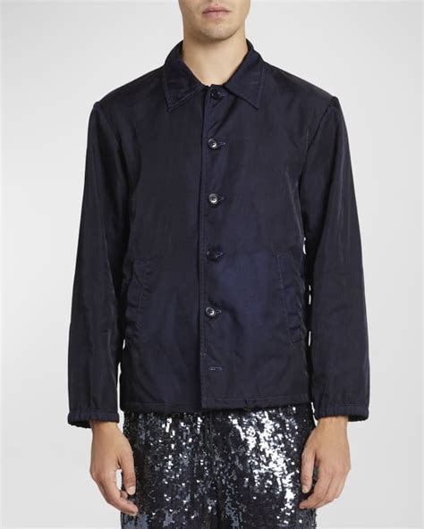Kenzo Men S Sailor Varsity Jacket Neiman Marcus