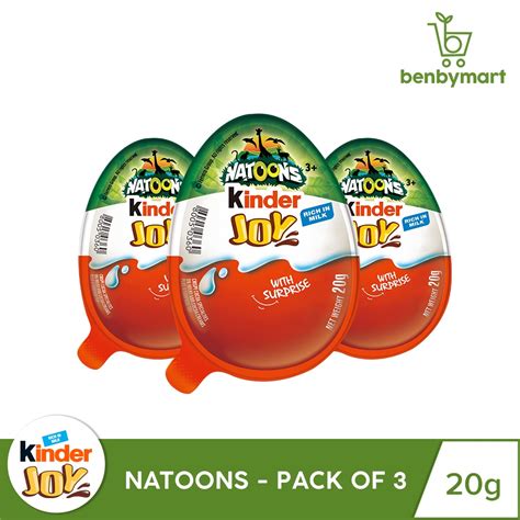 Kinder Joy Natoons Chocolate 20g Set Of 3 Shopee Philippines