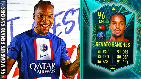 96 PLAYER MOMENTS RENATO SANCHES PLAYER REVIEW FIFA 22 ULTIMATE TEAM