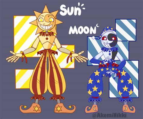 Sun And Moon Fnaf Fanart By Lonelycat97 On Deviantart