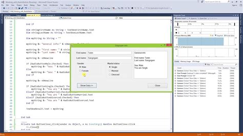 Visual Basic Net Radiobutton Youtube