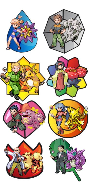 AryaHikari Daftar Gym Leader Kanto Region Dan Detailnya
