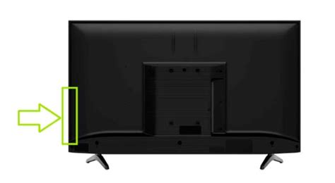 Dónde está el botón de encendido en Smart TV Hisense
