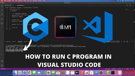 How To Run C In Visual Studio Code On Mac OS Apple Macbook M1 YouTube