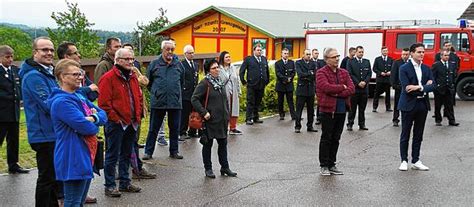 Tengen Feuerwehr Tengen Wiechs kann mit ihrem neuen Löschfahrzeug