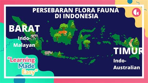 Persebaran Flora Dan Fauna Di Indonesia Video Animasi Pembelajaran