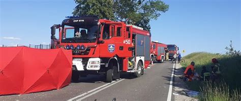 Wypadek drogowy w Rynie Komenda Powiatowa Państwowej Straży Pożarnej