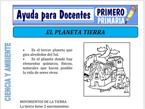 Ficha Online De La Tierra Para Primero De Primaria Puedes Hacer Los