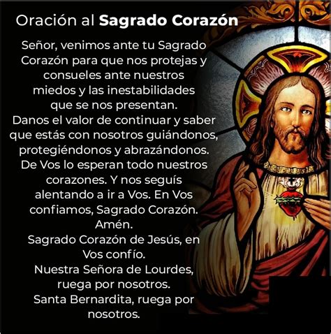 Corazón de Jesús en Vos Confío Oración al Corazón de jesús