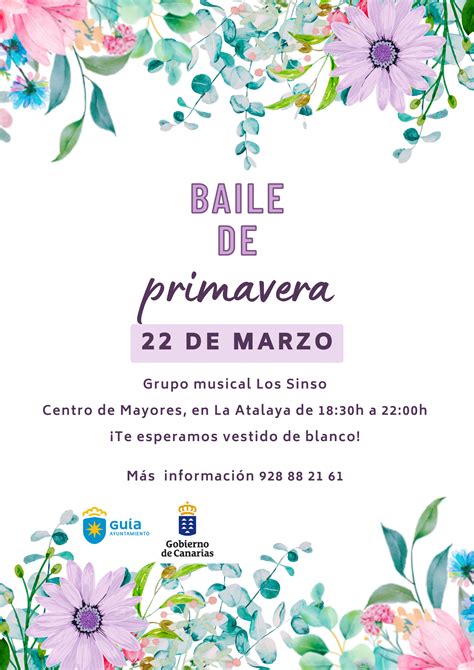 El Centro de Mayores de Guía acoge este viernes un Baile de Primavera