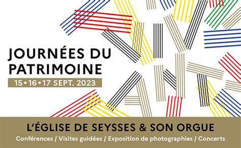 Journées européennes du patrimoine 2023 Ville de Seysses