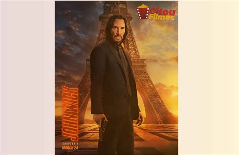 Keanu Reeves voltou Confira o novo pôster de John Wick 4 Baba Yaga