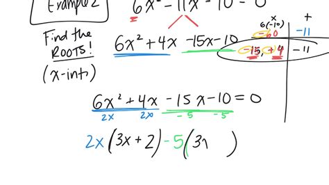how to learn to find the roots of an equation by factoring 6 1 gr 10 academic youtube