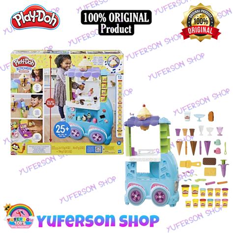 Jual Playdoh Kitchen Creations Ultimate Ice Cream Truck Playset