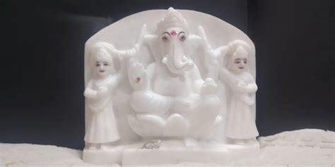 White Marble Riddhi Siddhi Lord Ganesha At Rs 11000 In Jaipur ID