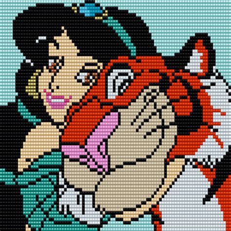 Pixel Art Aladdin Id Es Et Designs Pour Vous Inspirer En Images